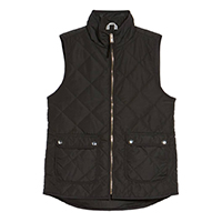 black-quilted-vest - Merritt Beck