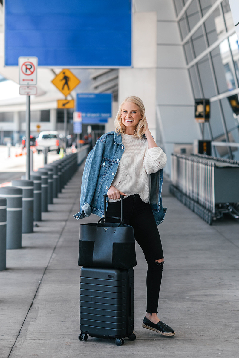 Long Haul Flight Outfit Ideas | The Style Scribe - Merritt Beck