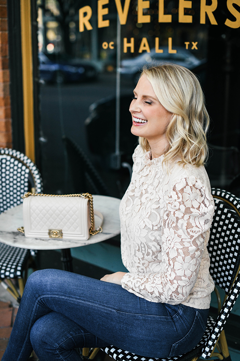 RACHEL PARCELL LACE BLOUSE - Merritt Beck