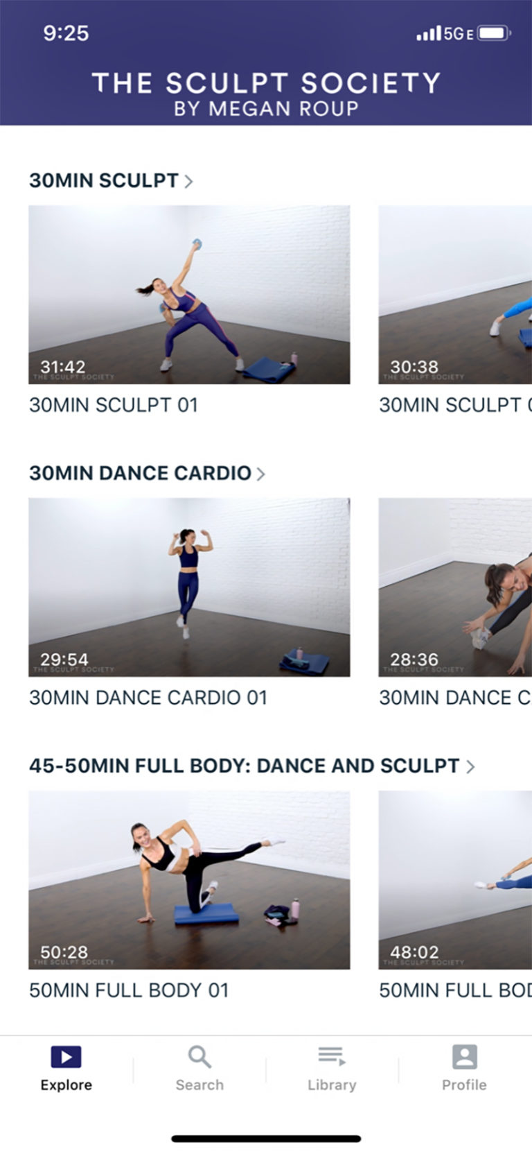 The Sculpt Society App with Megan Roup | At Home Workout Review ...