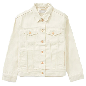 CREAM-JEAN-JACKET - Merritt Beck