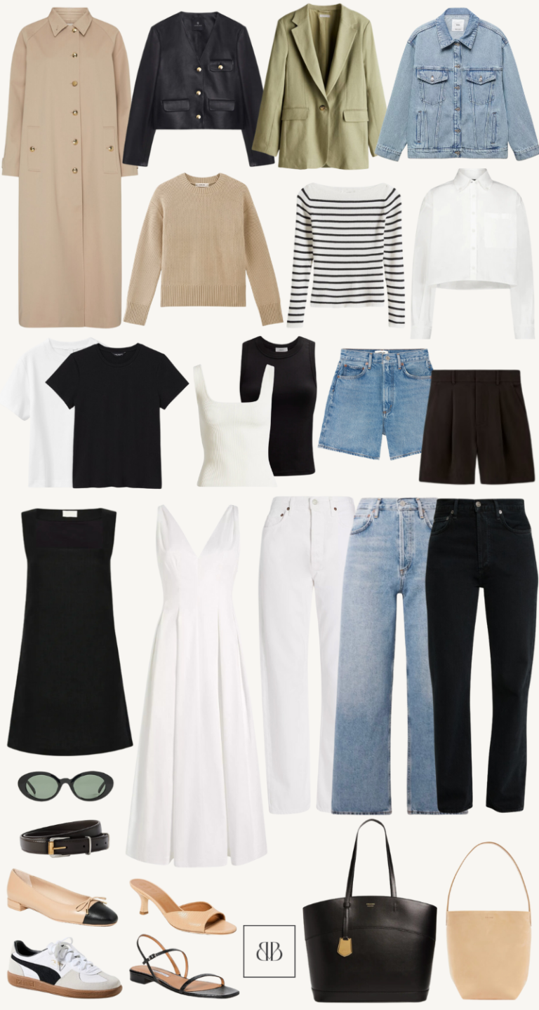 THE BEST 25 WARDROBE ESSENTIALS FOR EVERY BUDGET - Merritt Beck
