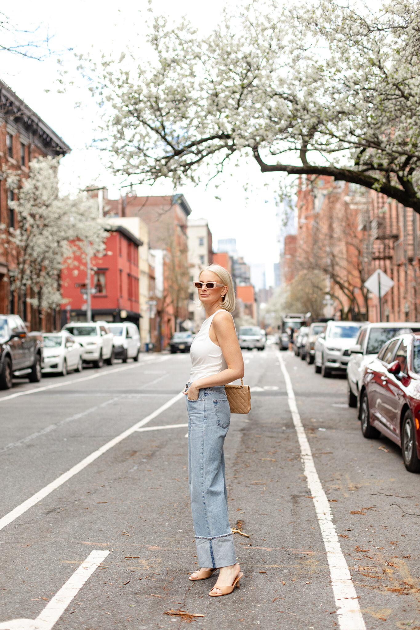 Nordstrom's Open Edit Twist Tank - Merritt Beck