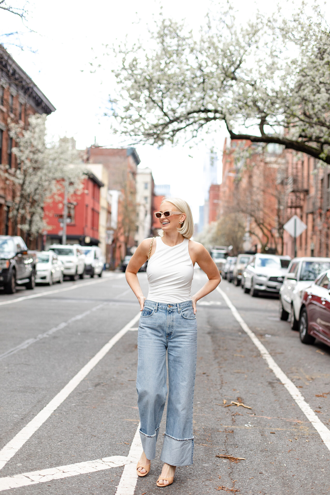 Nordstrom's Open Edit Twist Tank - Merritt Beck